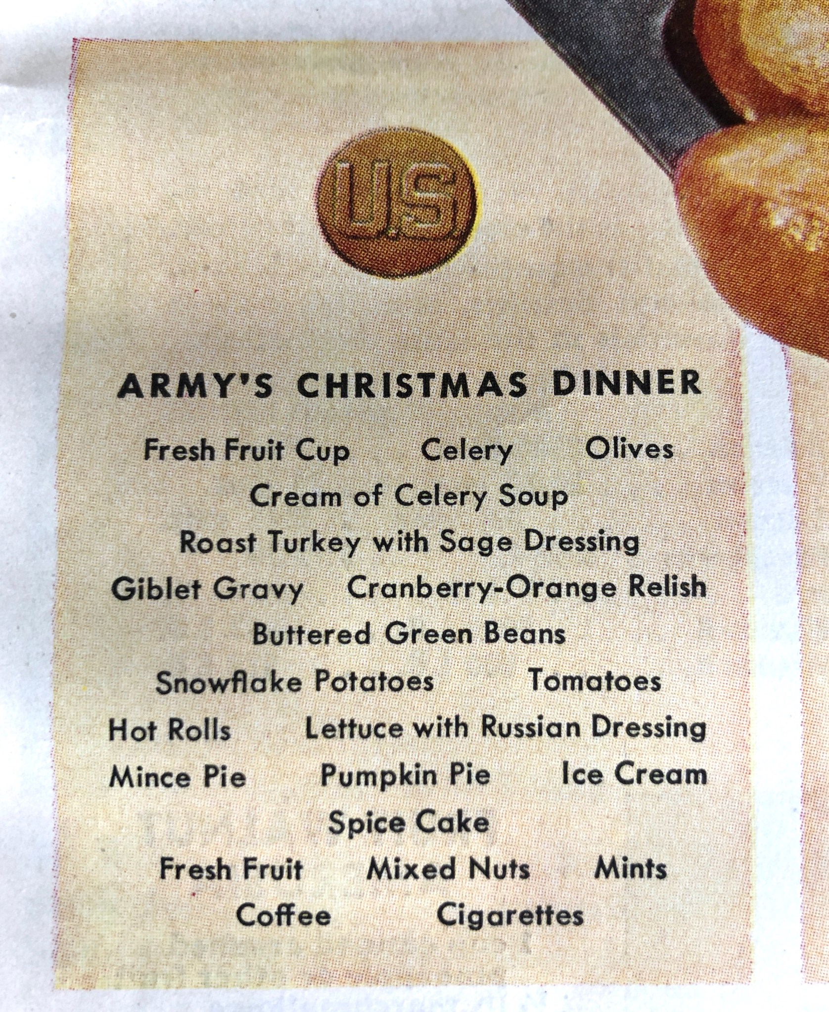 Serving Christmas Dinner: Christmas Dinner for the Army, Navy, and ...