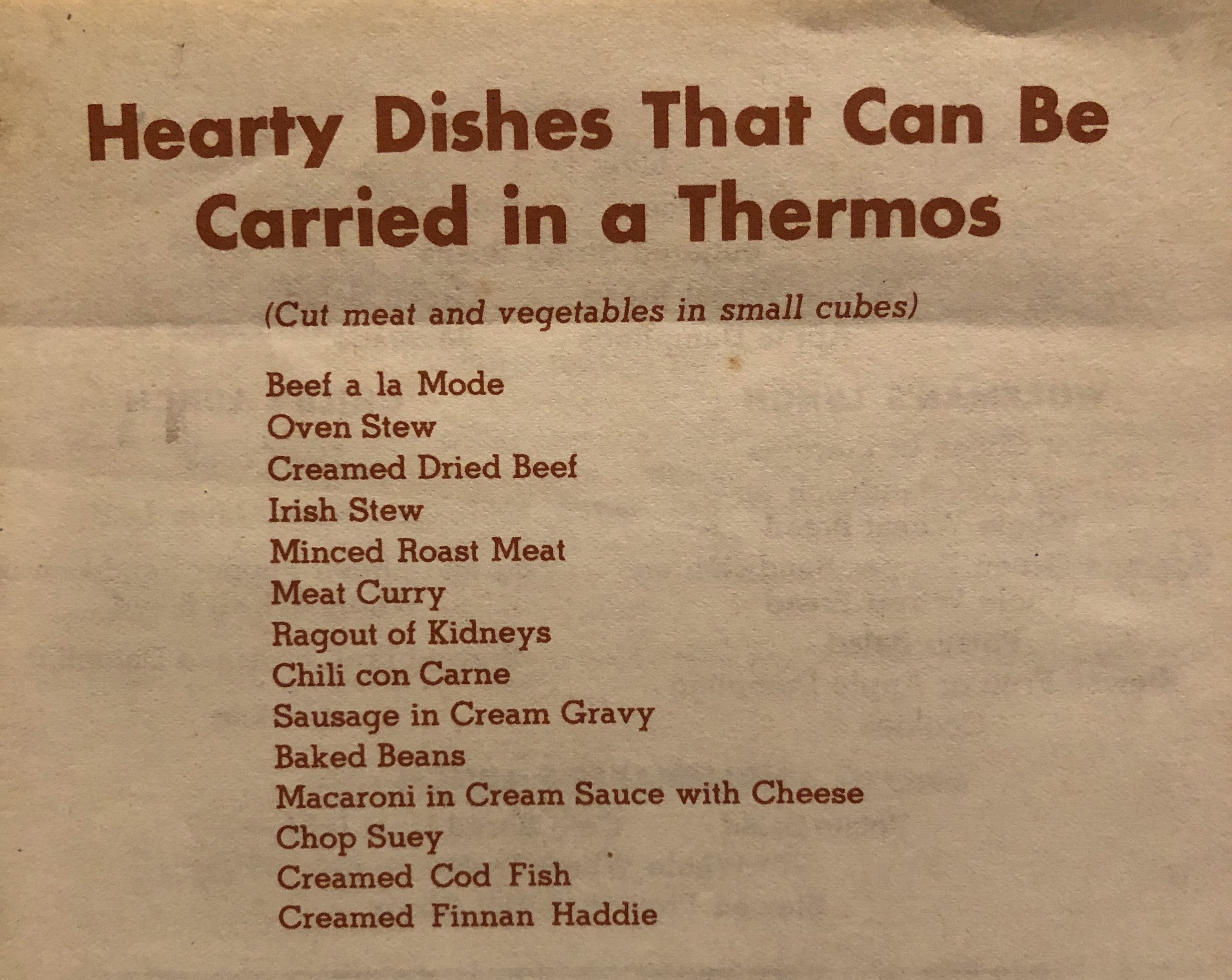 Victory Lunch Boxes, Part 1: What do I pack? – History in the Kitchen