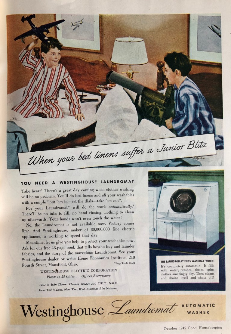 Washing Machines, 1940s Style – History in the Kitchen