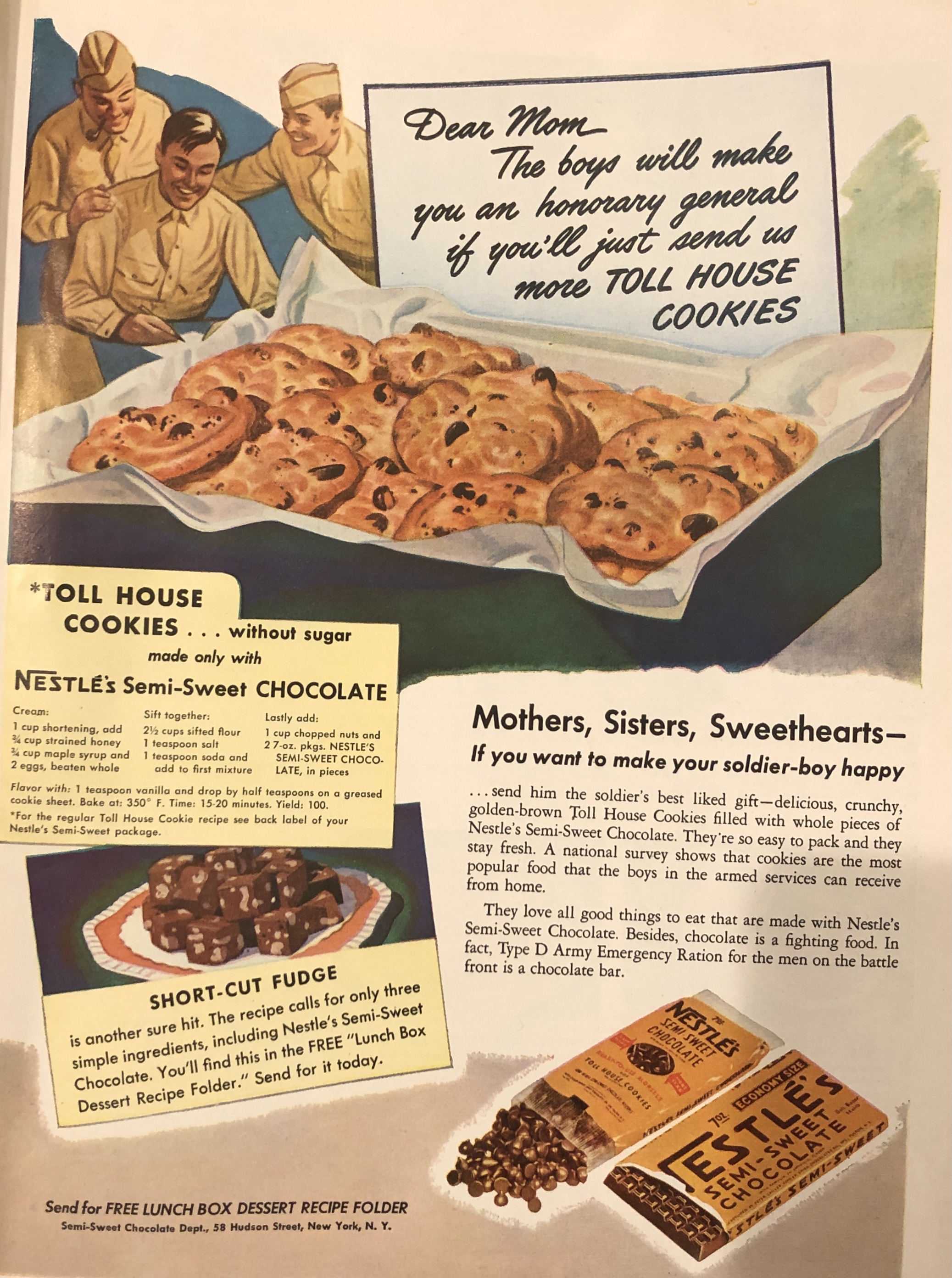 Christmas: Ration Toll House Cookies – History in the Kitchen