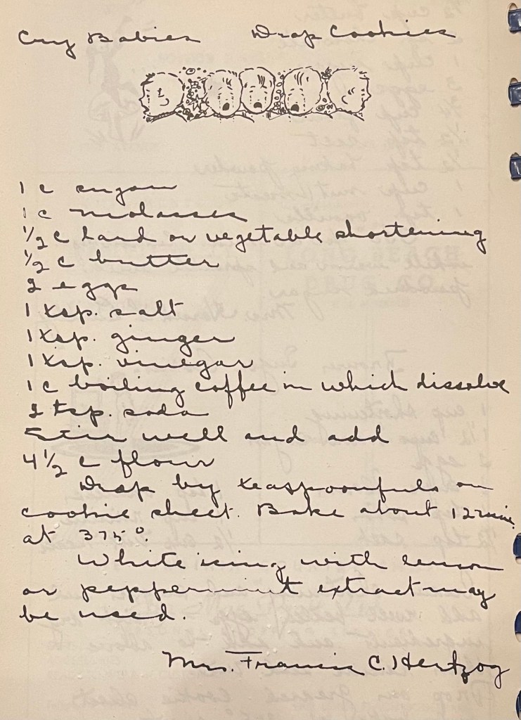 Cry Babies Drop Cookies – History in the Kitchen